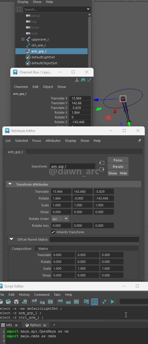 [Maya]Rigging 04 - Controller